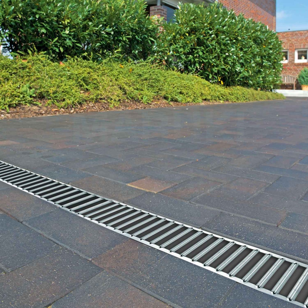 Rigola ACO Self Euroline 60 cu inaltime redusa, din beton cu polimeri ...