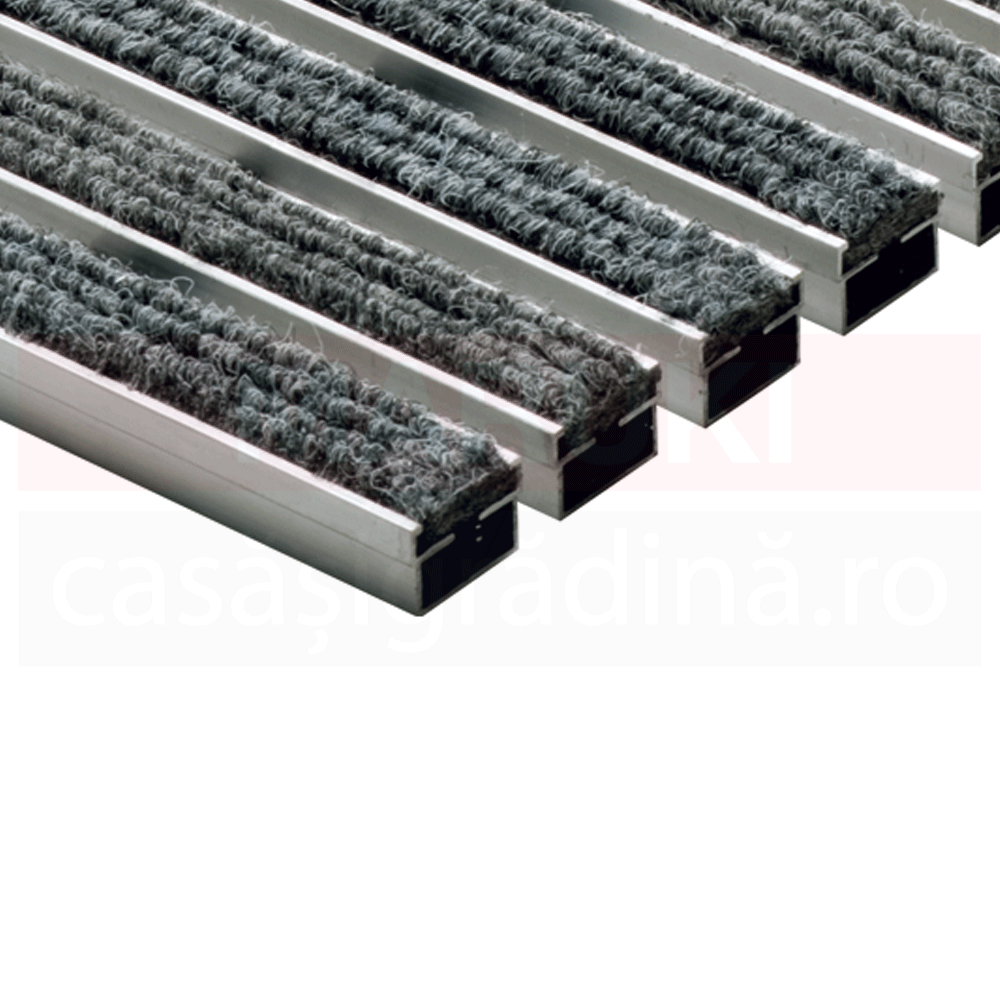 Stergator cu rama din aluminiu si gratar cu benzi textile cauciucate ...